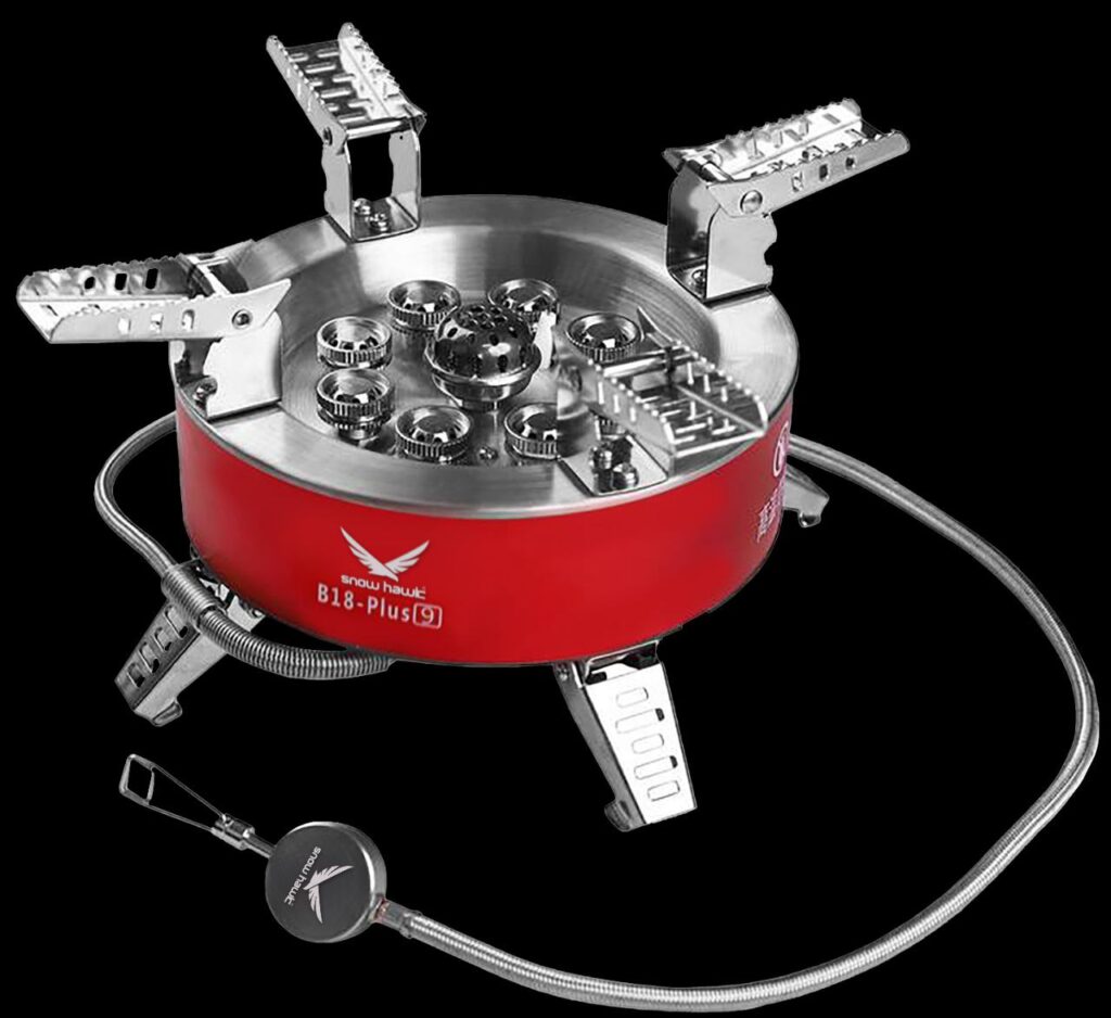 اجاق گاز پرتابل اسنوهاک کد SN.B18-Plus9 - اسنوهاک